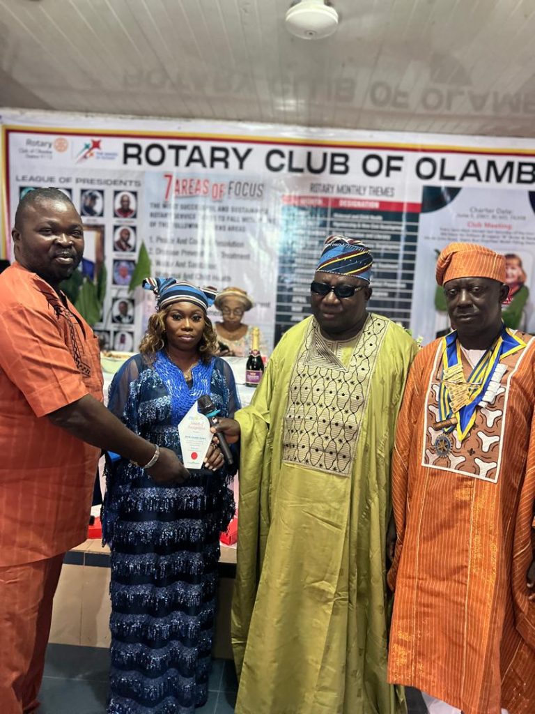 ESV Modeyin Bayo Kingsley Emerges 18th President of Rotary Club of Olambe District 9112. - OODUA ...